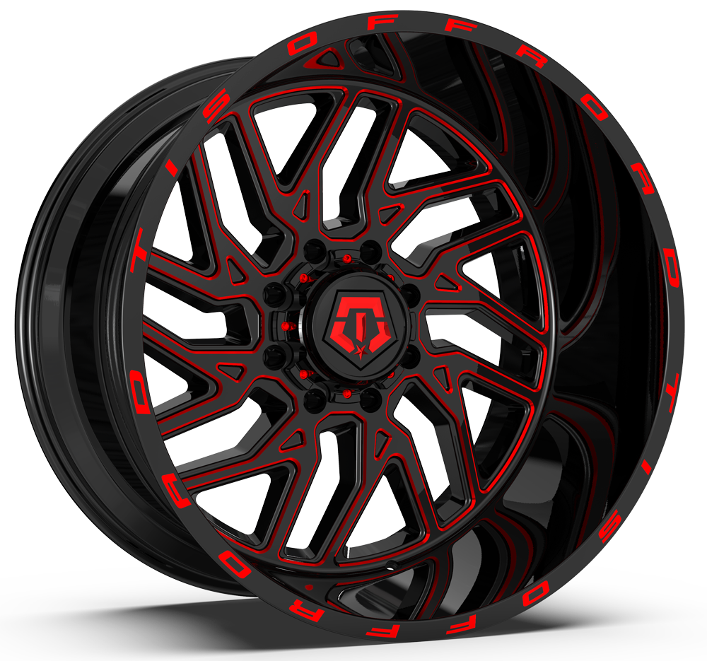Shop Black & Red Wheels | Black & Red Rims Canada – Capital Auto Parts