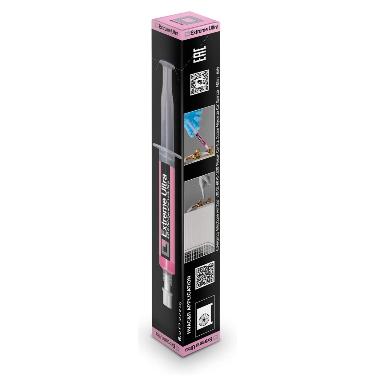 STO1234YF Tectonic A/C System Extreme Ultra Stop Leak Syringe Kit ...
