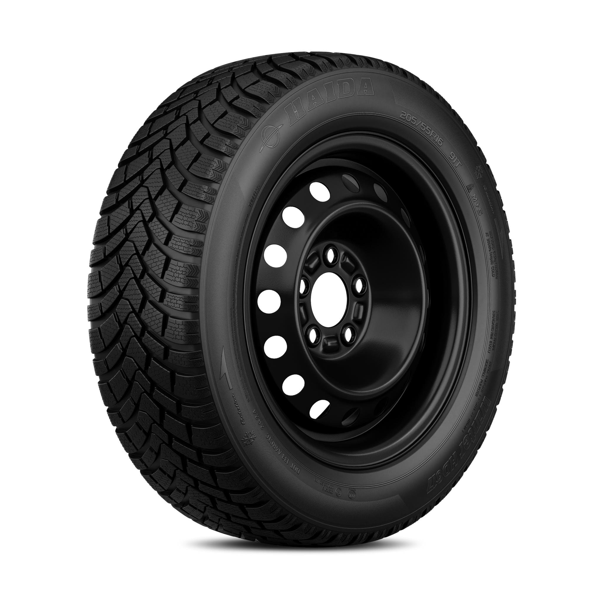 TSTPCR19820 205/55R16 Tectonic HD617 Passenger Tire on 16X6.5 5X114.3 ...