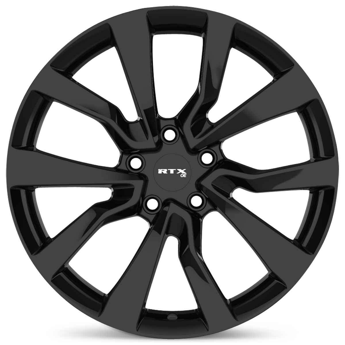 178607 - RTX OE TS04 18X8 5X114.3 ET 35mm Gloss Black - RTX OE Wheels ...
