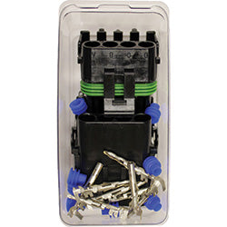 2184-91 Weather Pack Terminal Kit Pico 12-10 AWG 4 Cavity Weather Combo ...