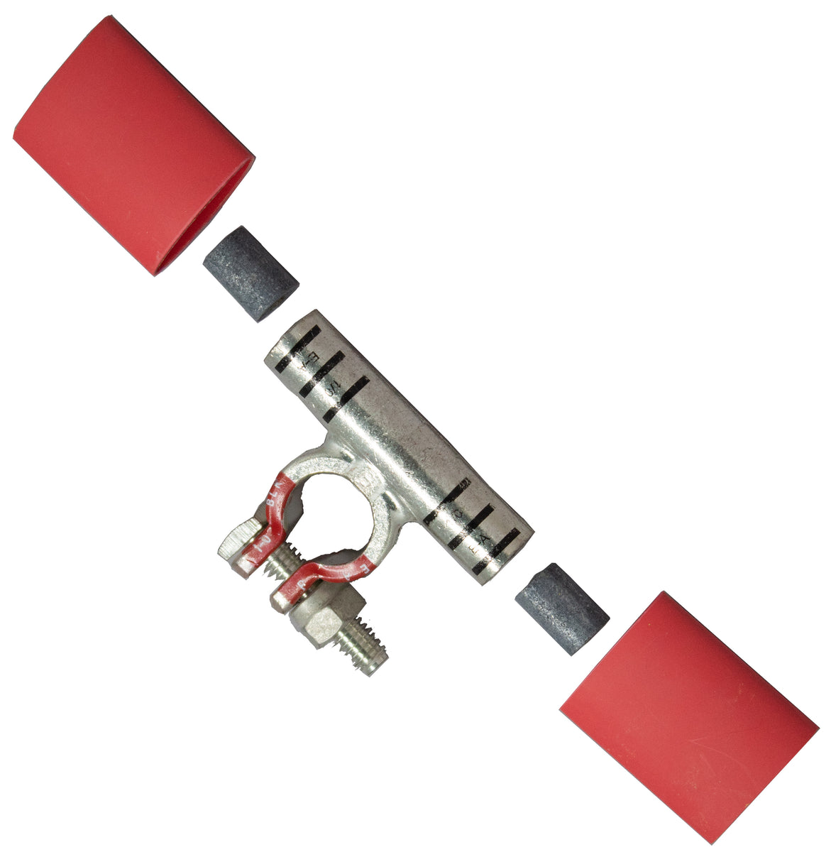 7230-91 Battery Terminal Pico 1/0 AWG Positive Solder & Seal Flag ...