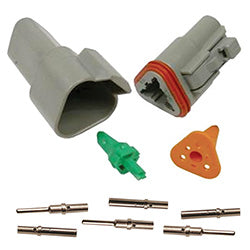 7861-91 Multi-Purpose Electrical Connector Pico 20-16 AWG 3-Way Deutsch ...